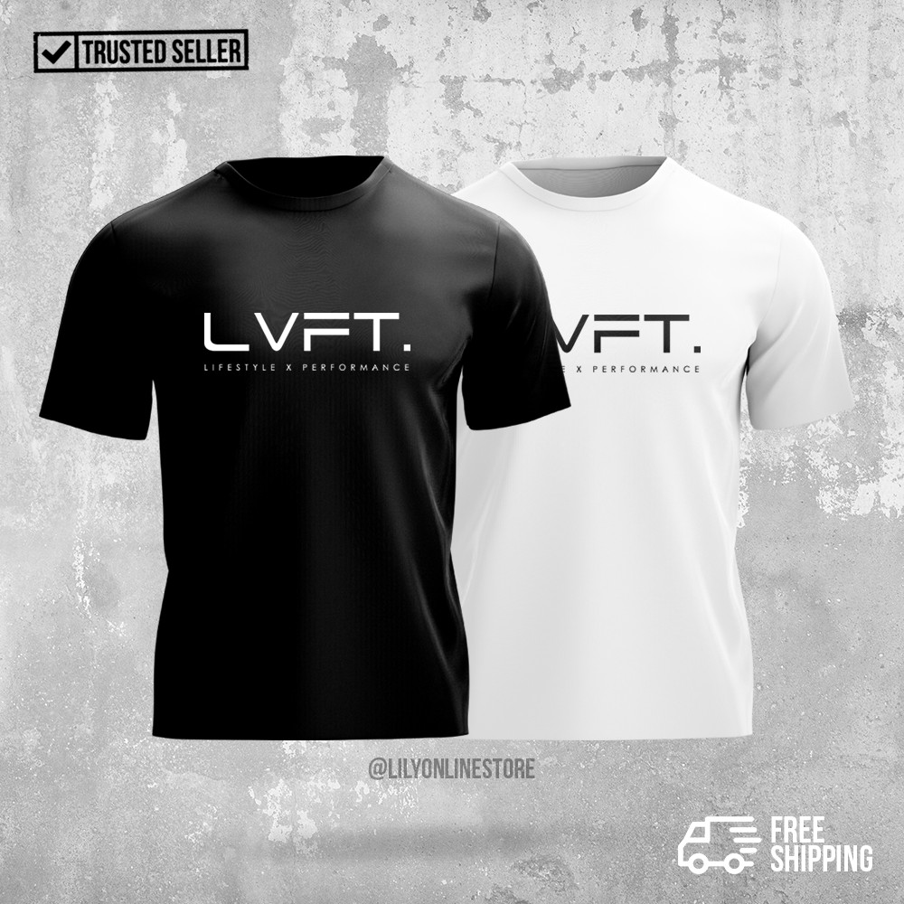 LVFT LIFESTYLE FITNESS TSHIRT UNISEX 100% PREMIUM COTTON [READY STOCK ...