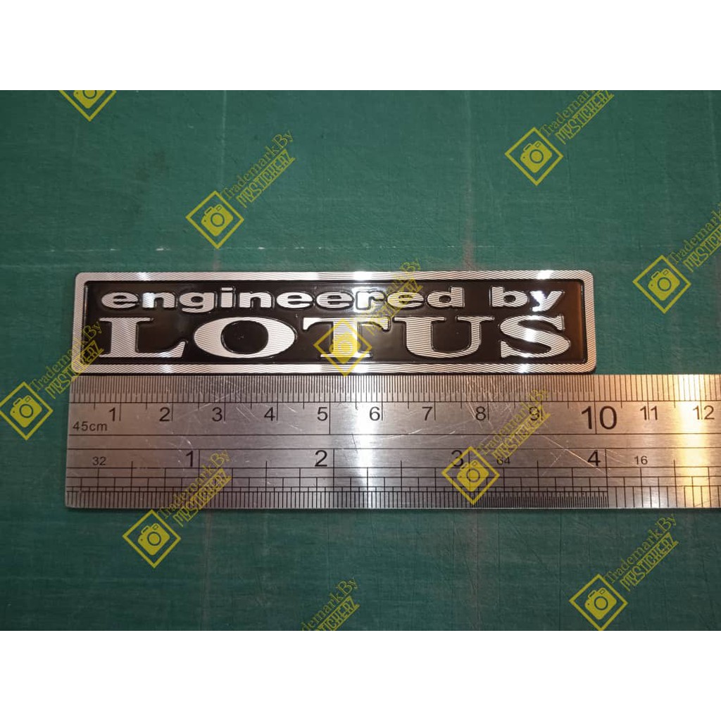 EMBLEM METAL PLATE EMBLEM FOR PROTON R3, ENGINEERED BY LOTUS, SPECIAL ...