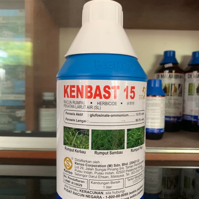 Kenbast 1L ai: glufosinate ammonium 13.5% | Shopee Malaysia