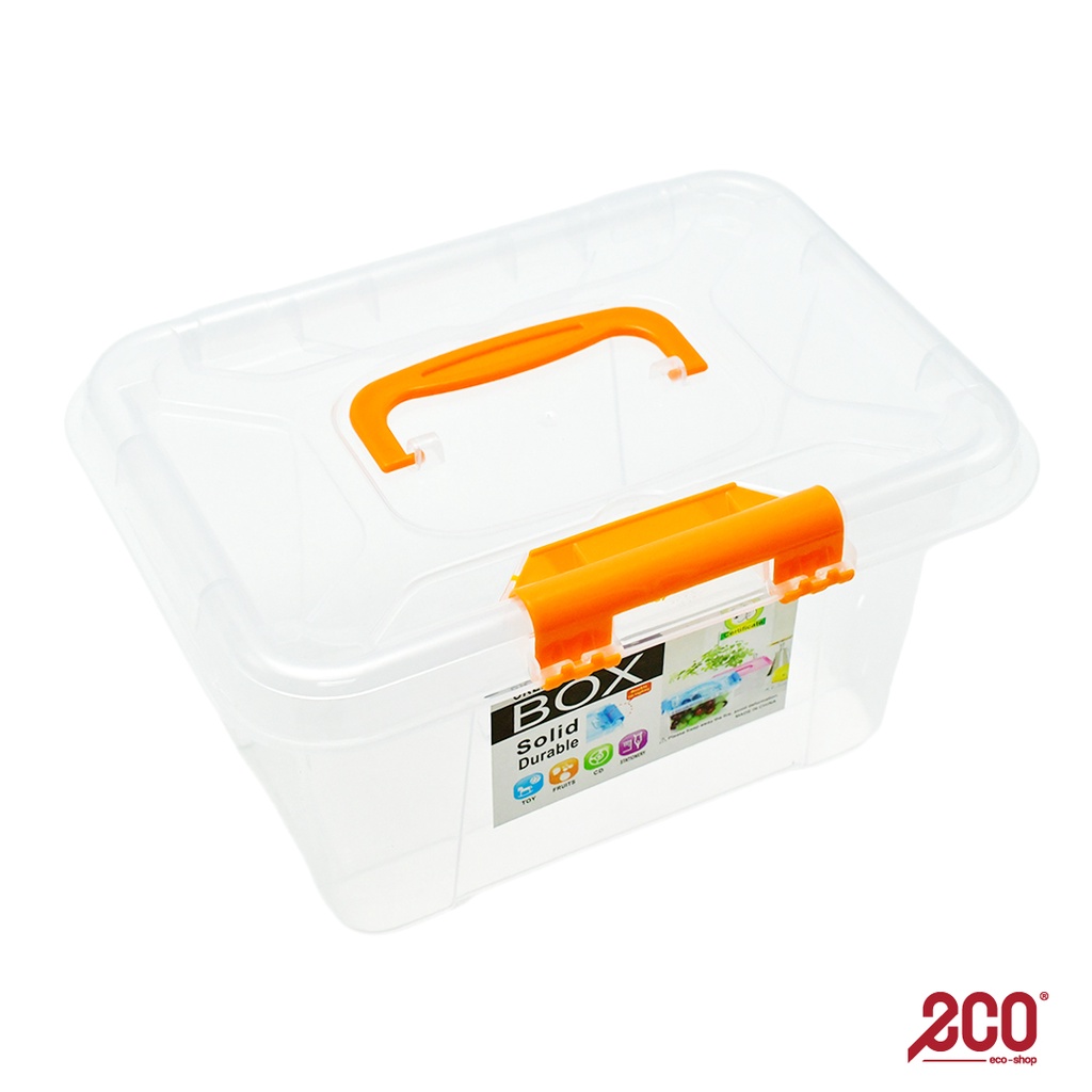 Eco Shop Multipurpose Mini Storage Box with Handle (22cm x 16cm x 12cm ...