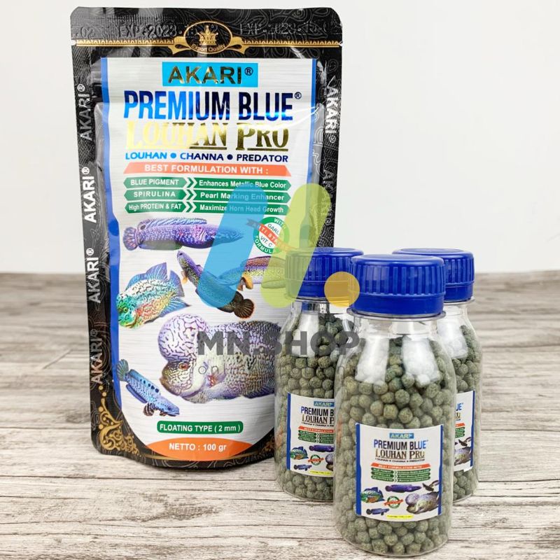 Pellet Akari Premium Louhan Pro Red blood Parrot Maxi Louhan 3in1 2mm ...