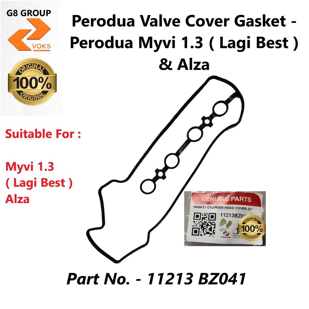 Perodua Valve Cover Gasket - Perodua Myvi 1.3 ( Lagi Best ) & Alza ...