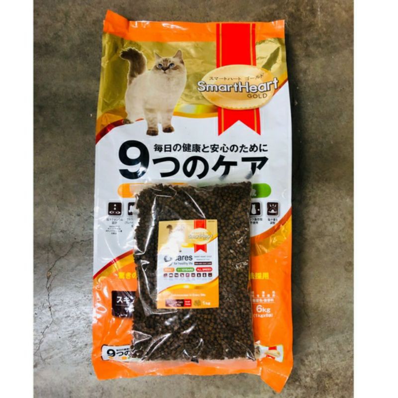 6kg SMARTHEART GOLD Cat Food Skin and Coat Care Formula smart heart ...