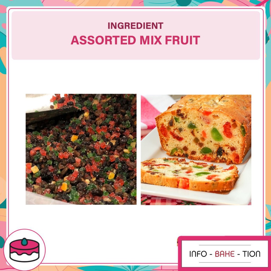Mix Fruit Assorted For Cake 250g/500g/1kg | Shopee Malaysia