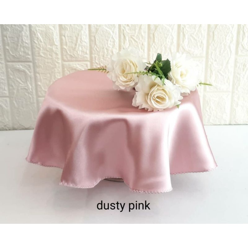 Alas Dulang Kain Satin Bulat 58cm x 58cm 1pc Ready Stock | Shopee Malaysia