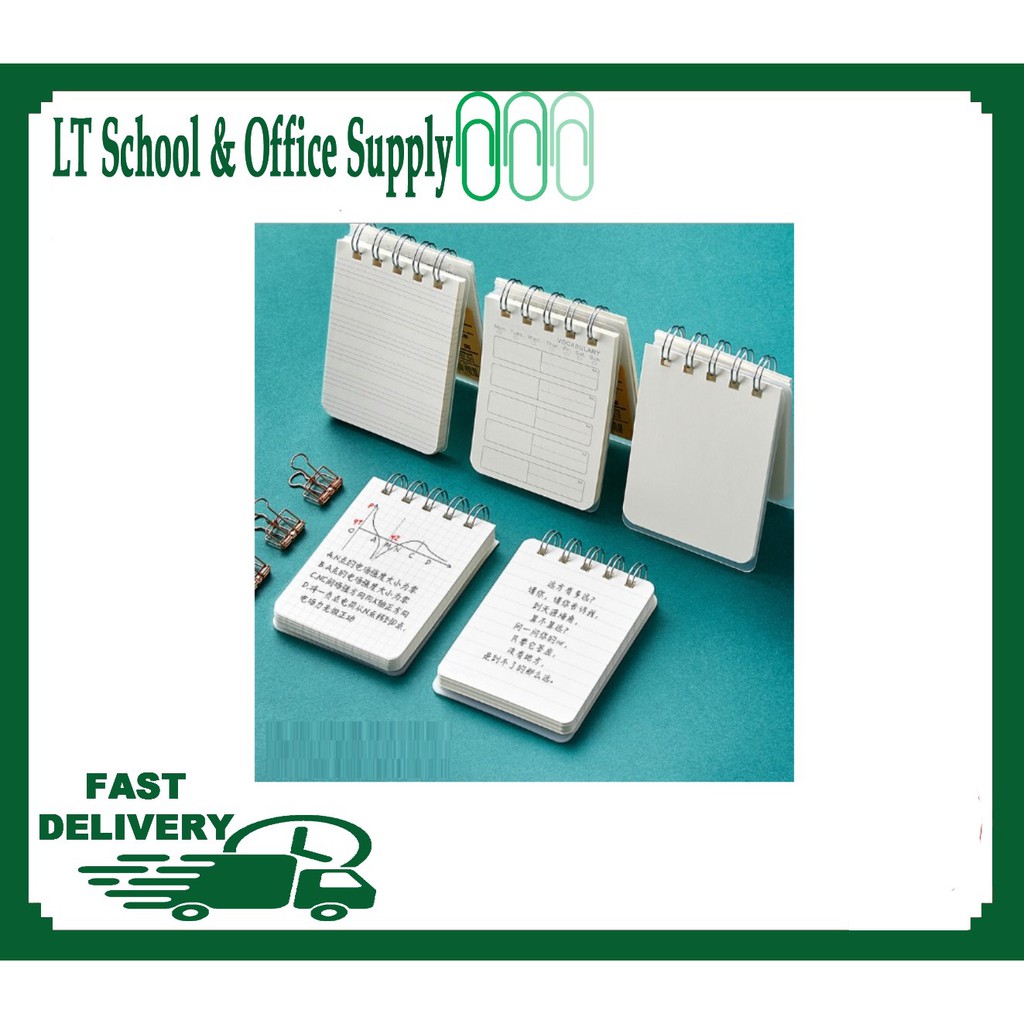 Wengu A7 portable memo paper memo pad horizontal line square blank ...