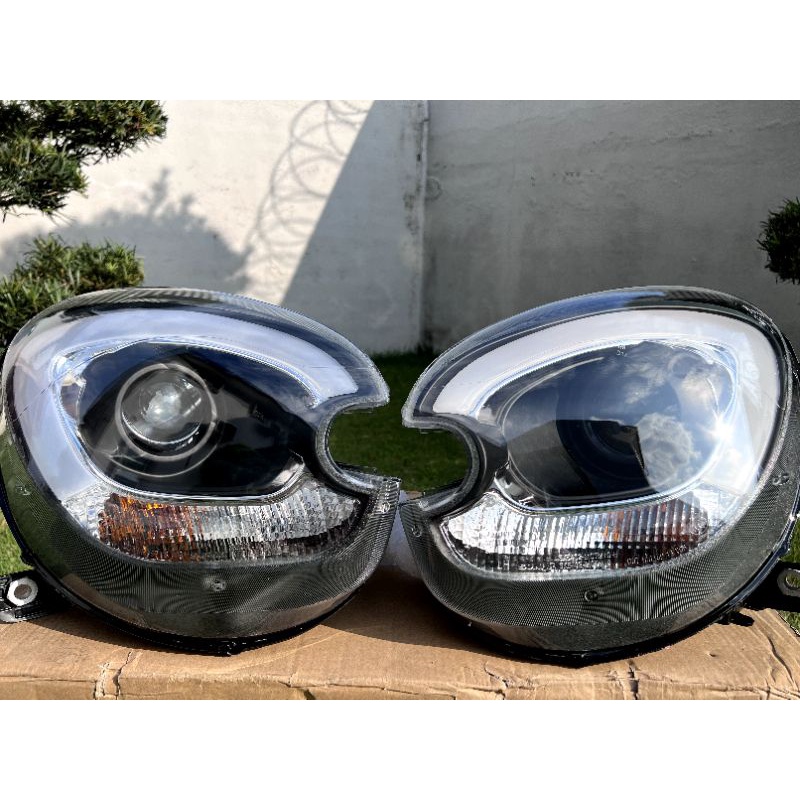 Mini cooper R60 countryman headlights headlamps R60 DRL headlights mini ...