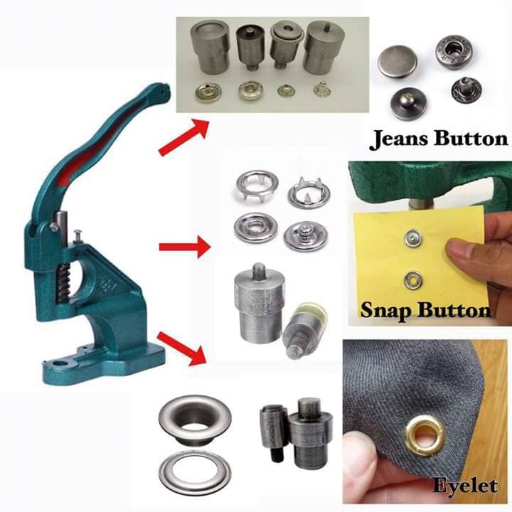 PAKEJ DISKAUN 💥SALE💥 3IN1 SNAP HANDPRESS MACHINE MESIN HIJAU BUTTON 1 ...