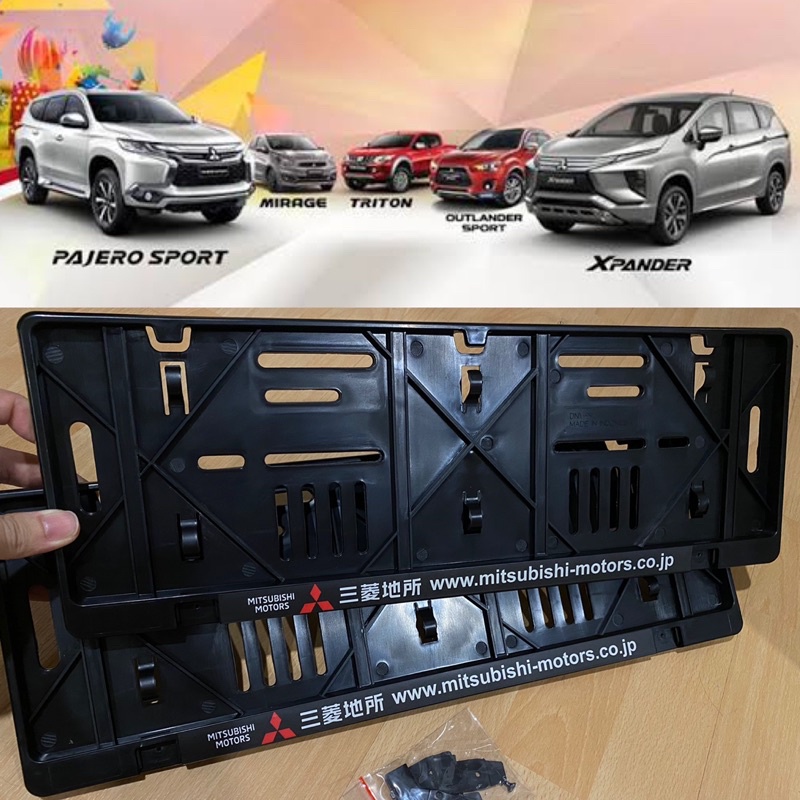 Mitsubishi JDM car number plate Frame holder | Shopee Malaysia