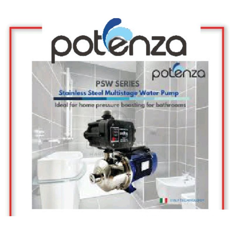 Potenza Water pump PWS2-30/037 Water Booster Pump (0.5hp) | Shopee Malaysia