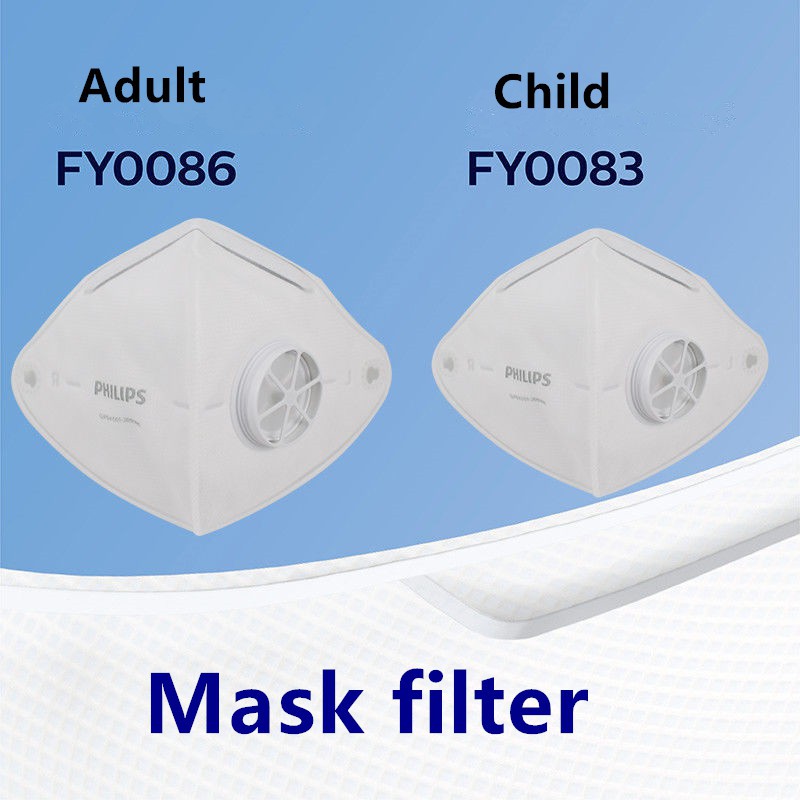 ORIGINAL PHILIPS N95 Electric Mask Filter Element FY0086 / FY0083 ...