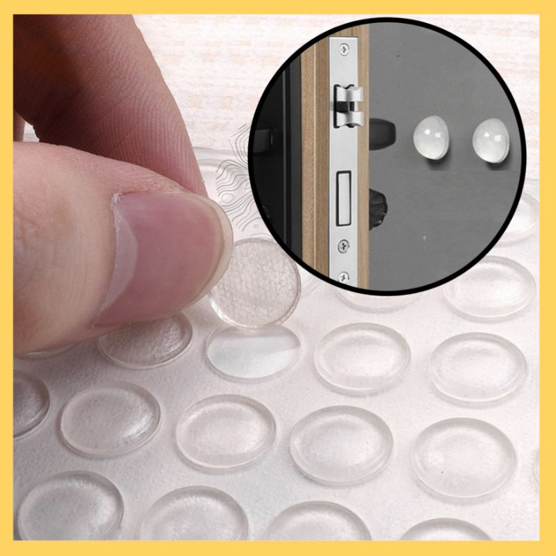 50 / 100 Pcs Self Adhesive Rubber Dots Pad Anti Bump Feet Mini ...