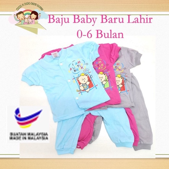 Newborn Baby Wear, Baby Cloth Baju Set, Baju Baby Baru Lahir 0-6 Bulan ...