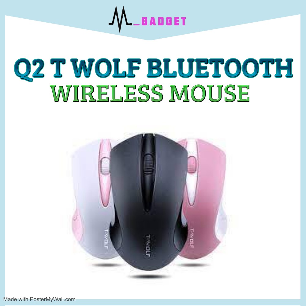 T-WOLF WIRELESS MOUSE | Q2 MODEL | 2.4GHz | BLUETOOTH WIRELESS MOUSE ...