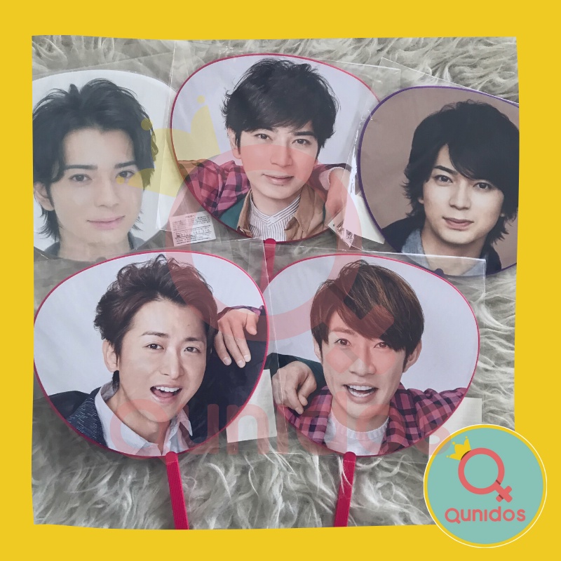 [PRELOVED] Mini Uchiwa Arashi (Satoshi Ohno | Cook Aiba | Jun Matsumoto ...
