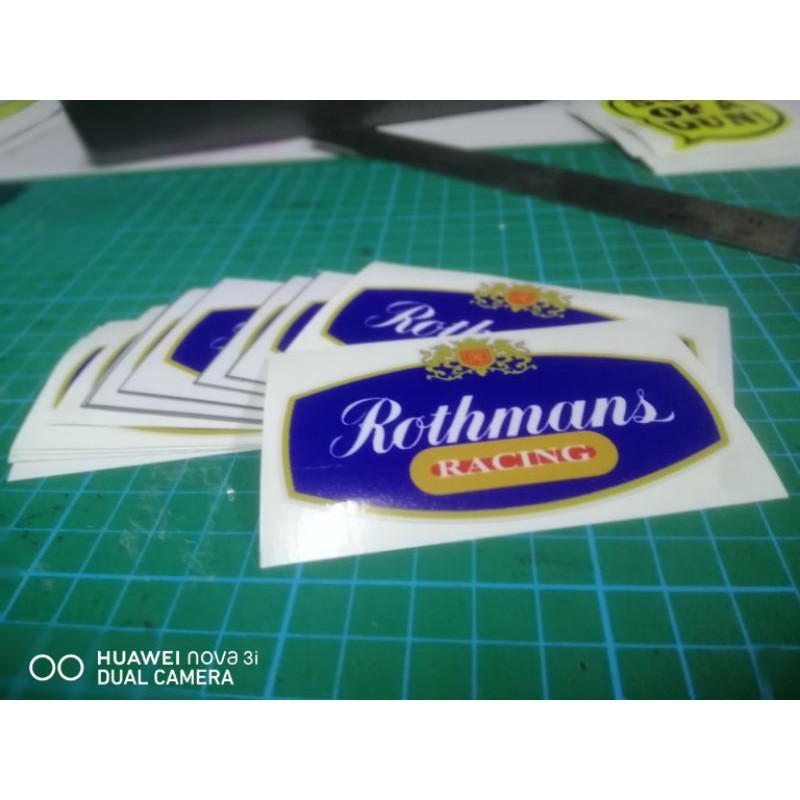 Sticker Retro Rothmans Sticker Motor | Shopee Malaysia