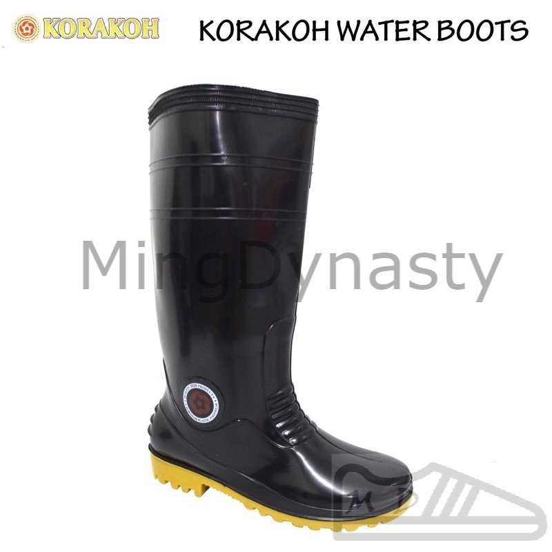 KORAKOH 7000 Rubber Boot (Yellow) / Industrial Plastic Shoes /Kasut ...