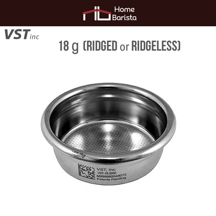 VST 18g (Ridgeless) Precision Filter Basket (Braided Brewing Basket ...