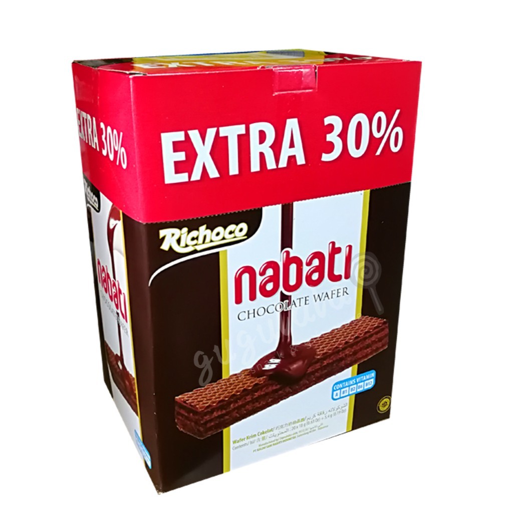 Nabati Chocolate Wafer 20's x 16g | Shopee Malaysia