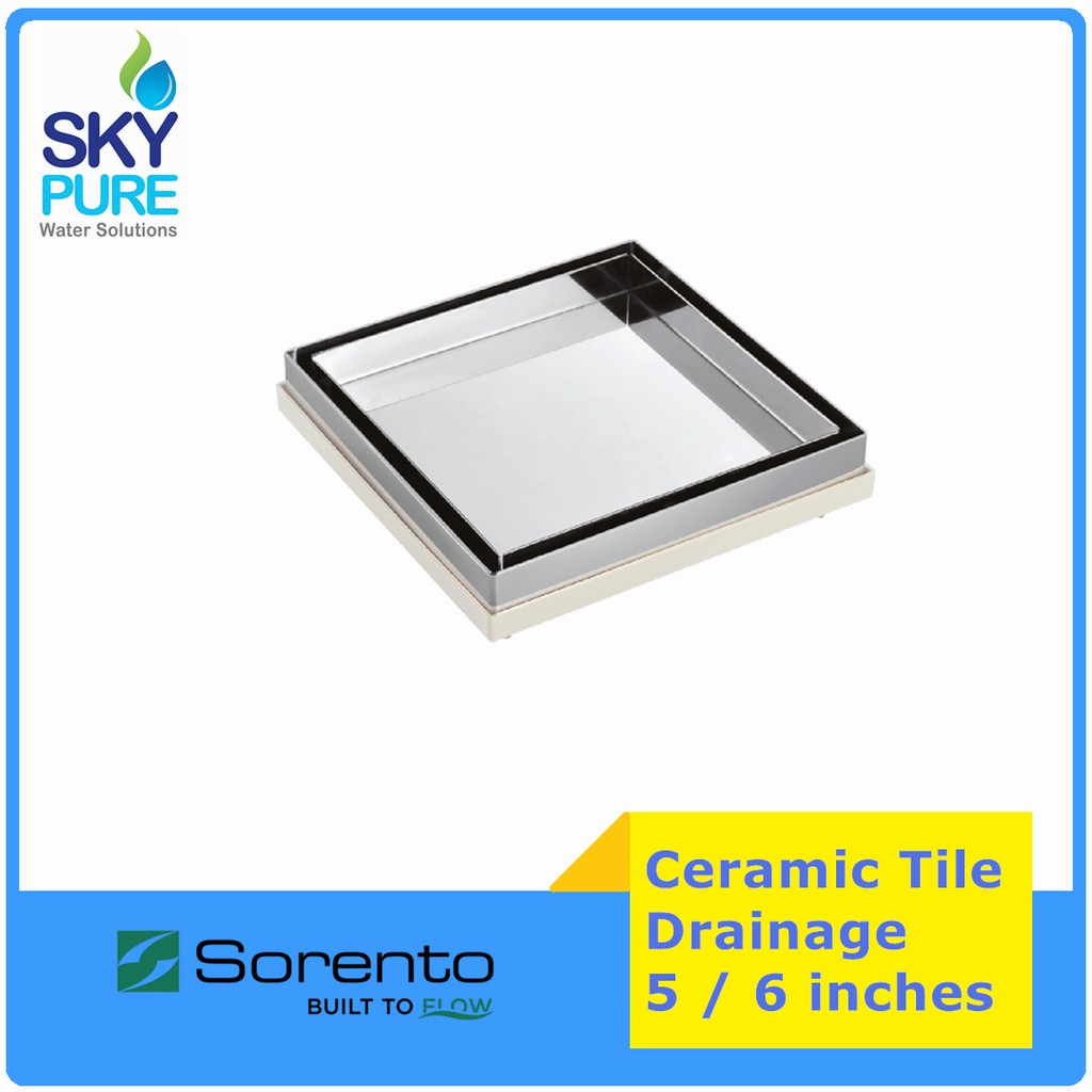 SORENTO SRT6630 SRT6638 Ceramic Tile Drainage Floor Grating Floor Trap ...