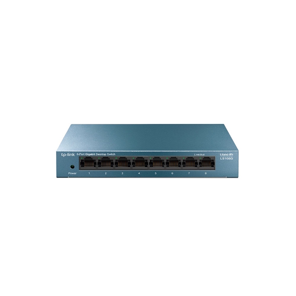 TP-Link LS108G 8-Port 10 / 100/ 1000Mbps Desktop / Wallmount Gigabit ...