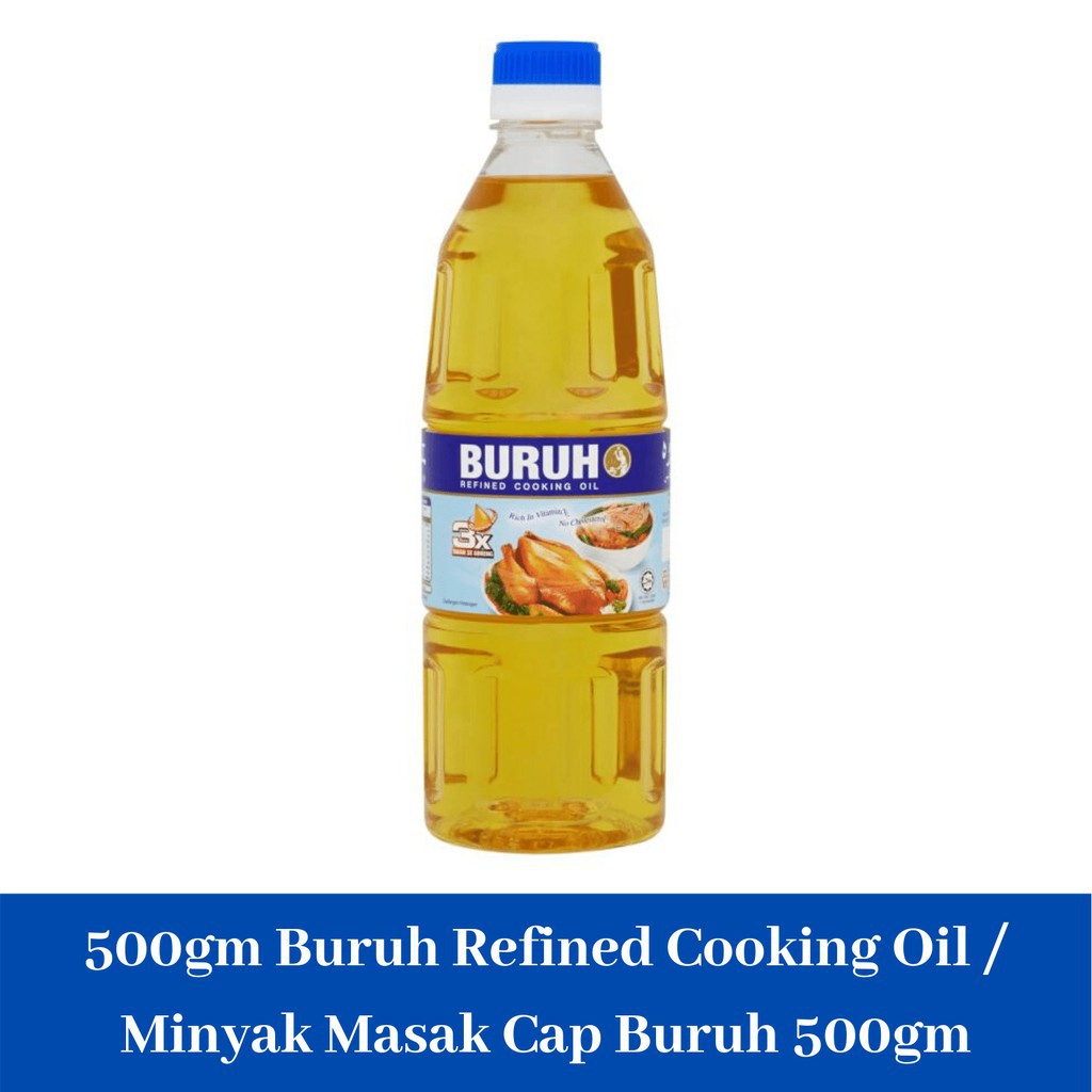 Ready Stock Buruh Refined Cooking Oil 500gm / Minyak Masak Bertapis Cap ...