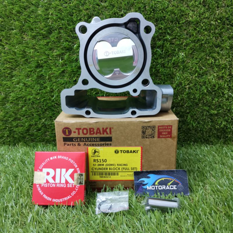 TOBAKI RACING ALLOY BLOCK SET 57.3MM RS150 HONDA FORGED PISTON | Shopee ...