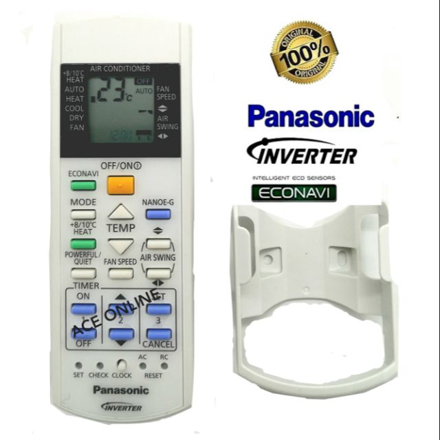 Original Panasonic Air Conditioner Air Conditioner / Air Cond Remote ...