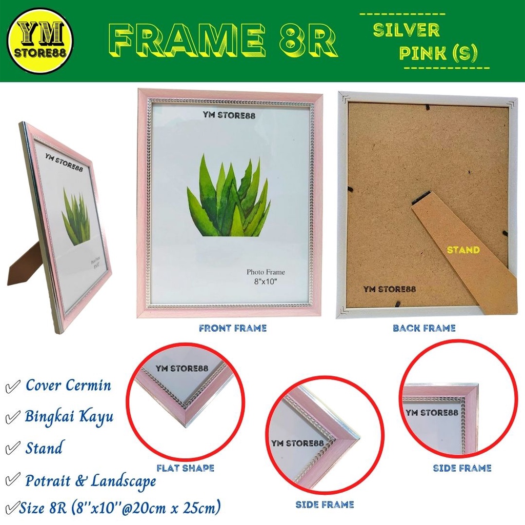 Photo Frame 4R,5R,6R,8R/Frame Certificate 4R,5R,6R,8R/Bingkai Gambar ...