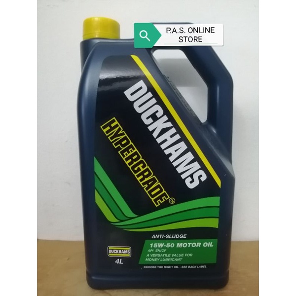 Duckhams HYPERGRADE 15W-50 SN/CF Engine Oil 4L | Shopee Malaysia