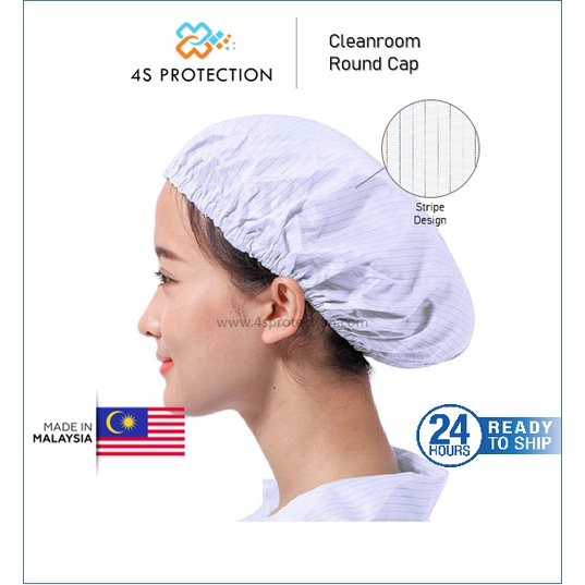 Cleanroom Esd Anti-Static Hair Cover (Full Elastic) | Shopee Malaysia