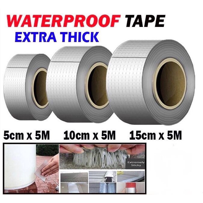 Aliminum Foil Tape Waterproof Gam atap bocor dinding bocor lantai bocor ...