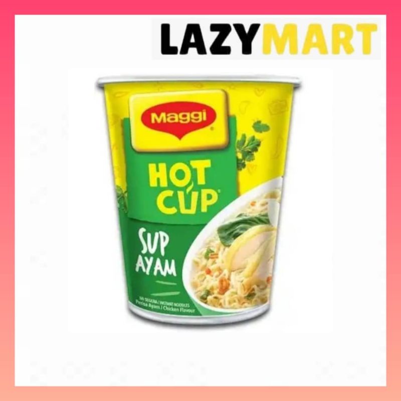 [Ready Stock]MAGGI HOT CUP - CHICKEN FLAVOUR | Shopee Malaysia