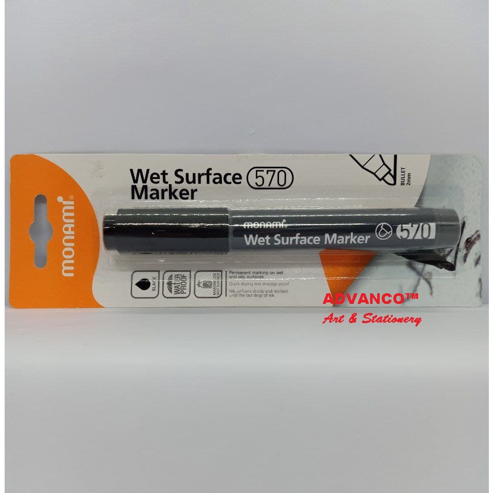 MONAMI WET SURFACE MARKER 570 & 571 (BULLET & CHISEL) READY STOCK ...