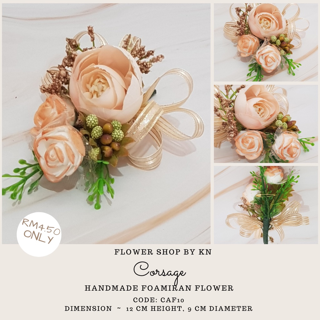 Corsage / Bunga Penanggah / Bunga Dada | Shopee Malaysia