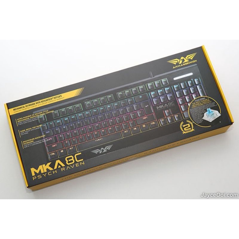 MECHANICAL KEYBOARD MKA8C ARMAGEDDON | Shopee Malaysia