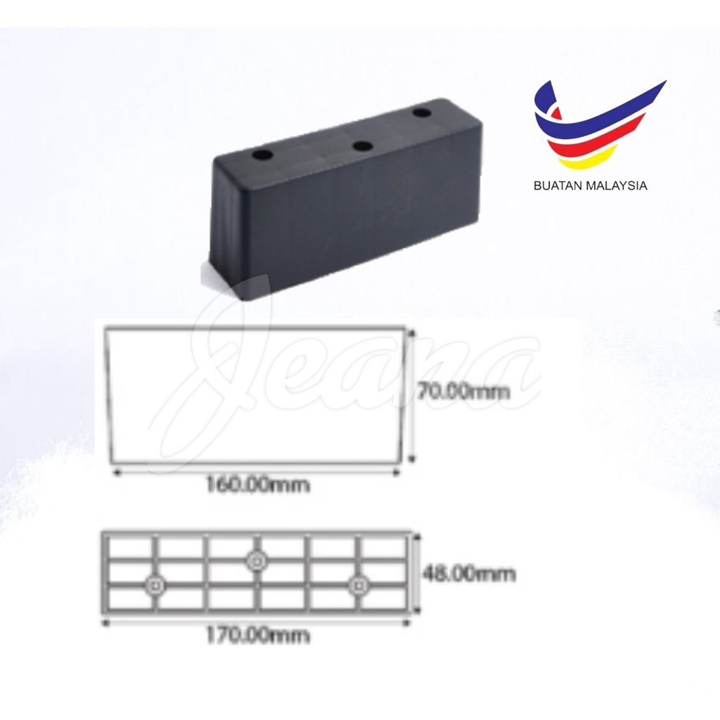 PVC L Leg Sofa leg divan bedframe leg cabinet leg #Kaki sofa kaki katil ...