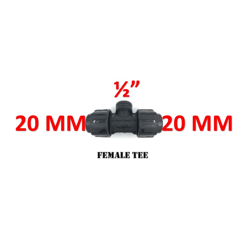 POLY PIPE FITTING SYSTEM 1/2" 3/4" HIGH QUALITY 20 MM 25 MM READY STOCK ...