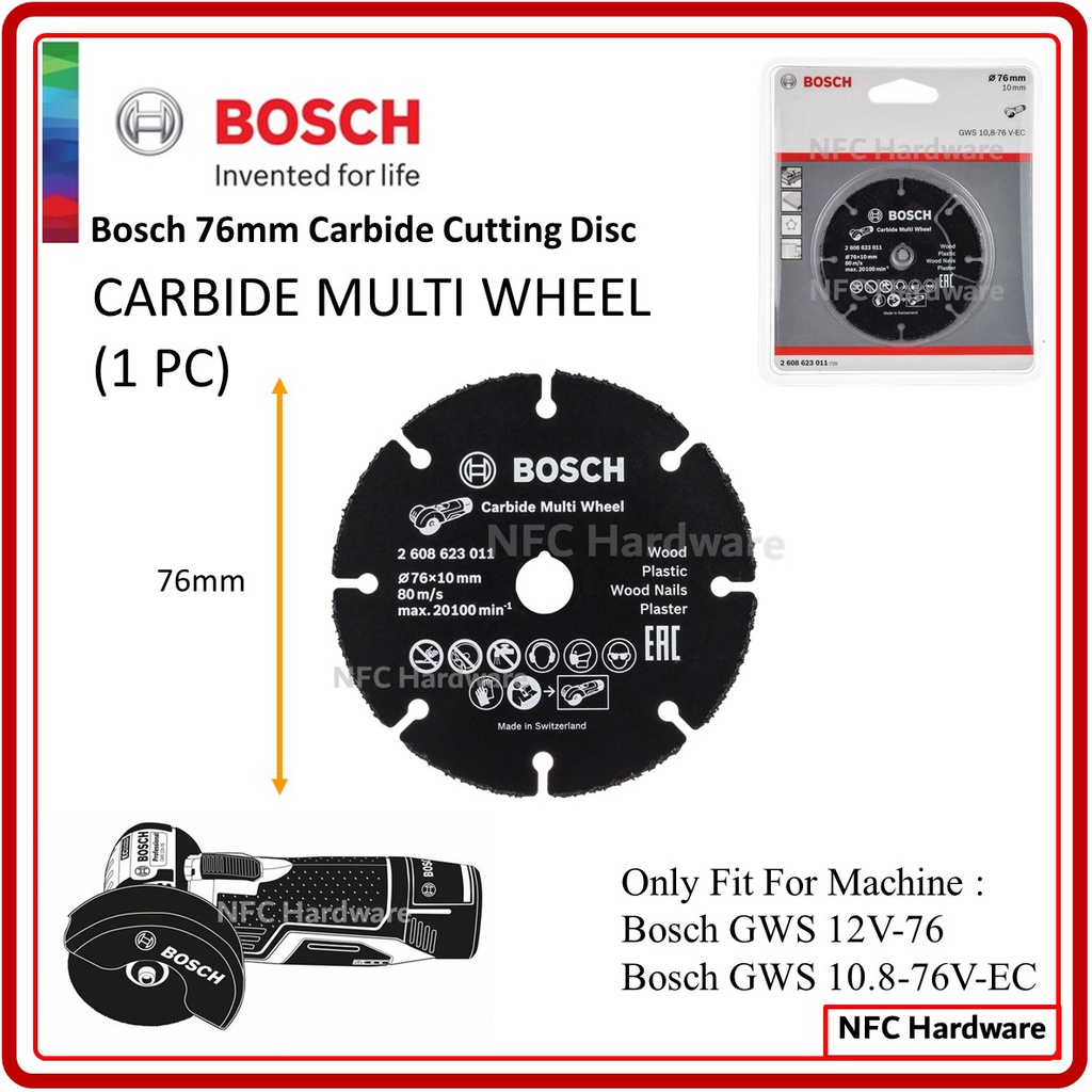 BOSCH Carbide Multi Wheel 76mm | Shopee Malaysia