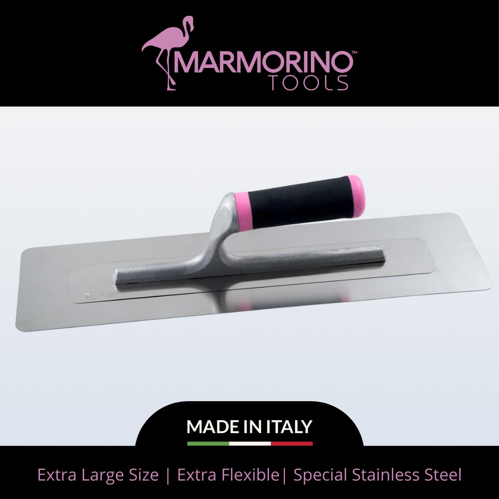 Marmorino Tools Extra Large Stainless Steel Plastering Trowel ...