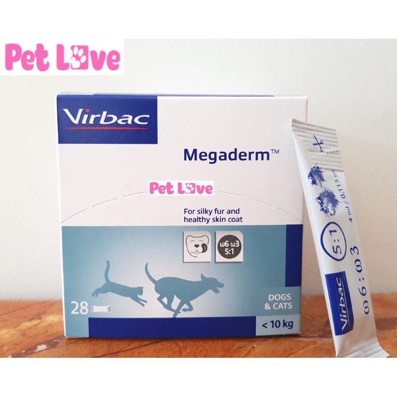 Megaderm Smooth Skin, Promotes Dog And Cat Health (Virbac, France, 1 ...