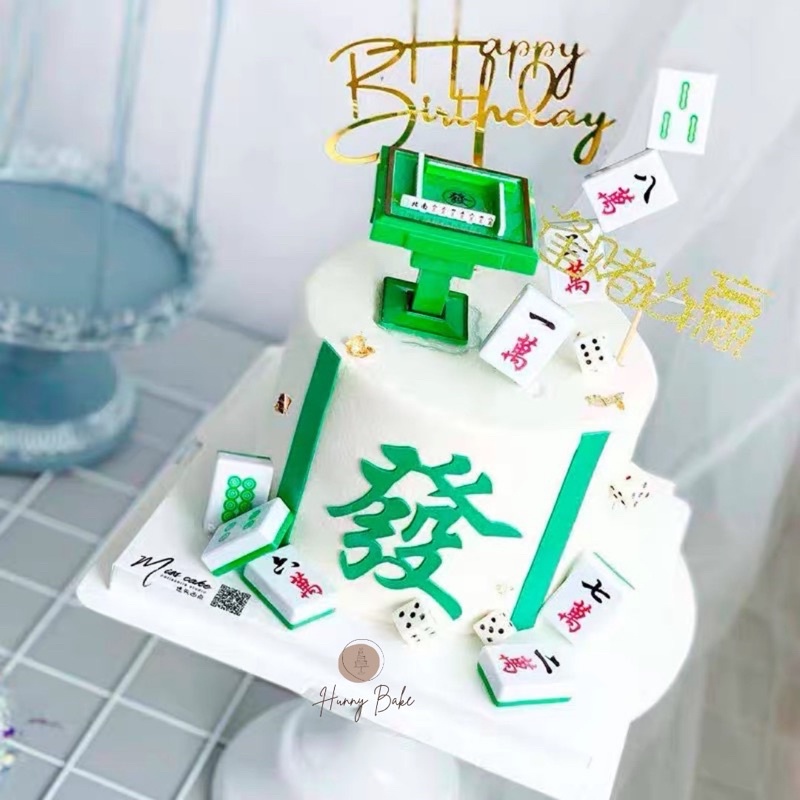Mahjong Birthday Cake decorationlToys Mahjong cake topper ...