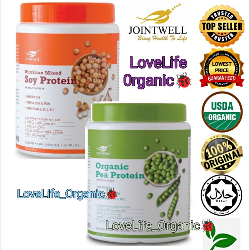 JOINTWELL ORGANIC PEA PROTEIN 800G EXP:11/2025 | Shopee Malaysia