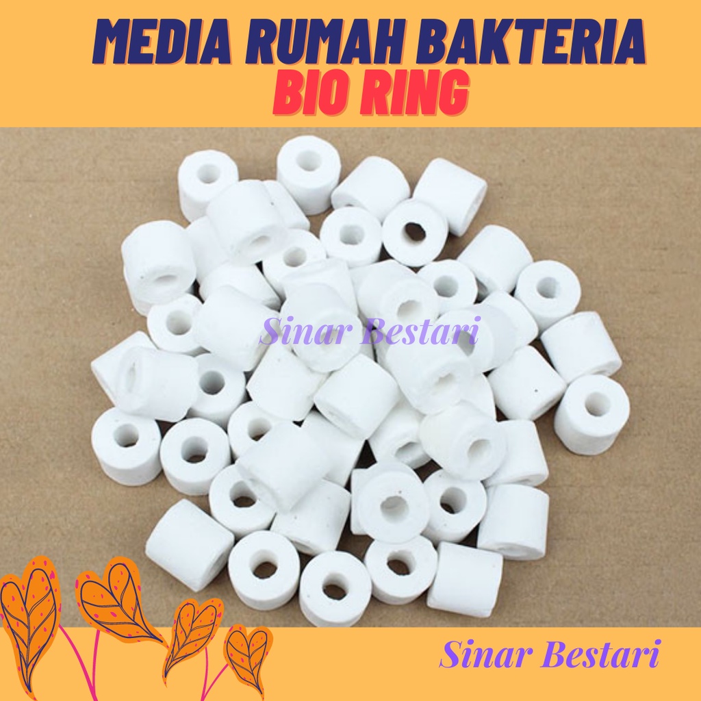 Ceramic Bio Ring Filter Media bacteria house Aquarium Fish Tank Drip ...