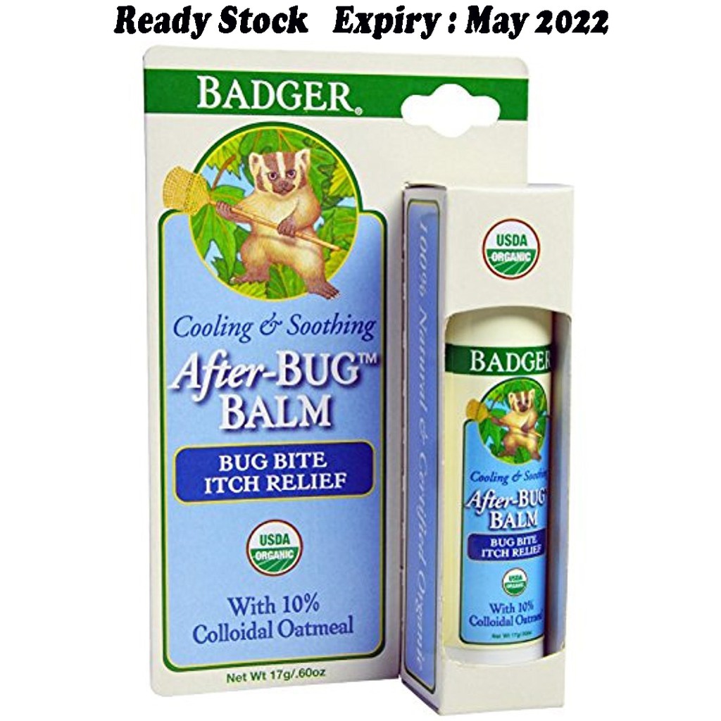 Badger After Bug Balm Bug Bite Itch Relief - 17 gr | Shopee Malaysia