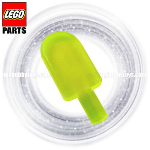LEGO Parts - Food : Popsicle ( Trans-Neon Green ) | Shopee Malaysia