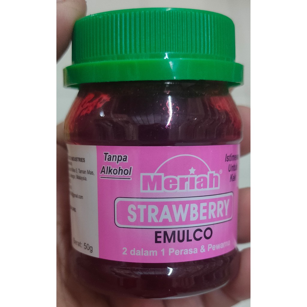 MERIAH STRAWBERRY EMULCO (50G) | Shopee Malaysia