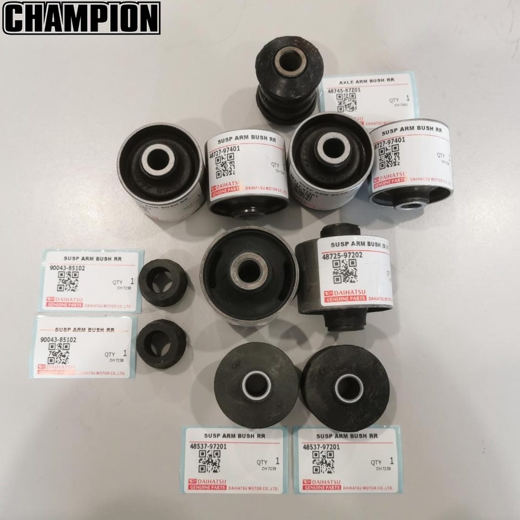 11 PARTS DAIHATSU PERODUA KELISA KENARI REAR TRAILING ARM BUSH / REAR ARM BUSH SET / LATERAL ARM ...