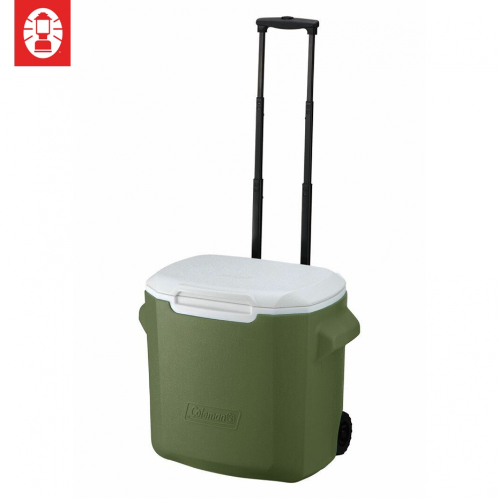 COLEMAN fishing cooler box 28QT/26.5L WHEEL COOLER (OLIVE) / GREIGE ...