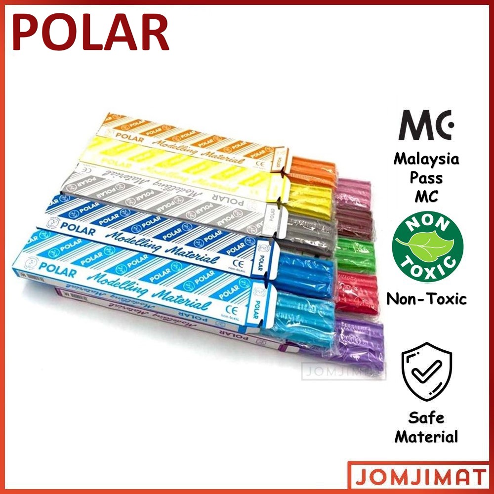 Polar Modelling Clay Material Non-Toxic PMM / Tanah Liat Pemodelan ...